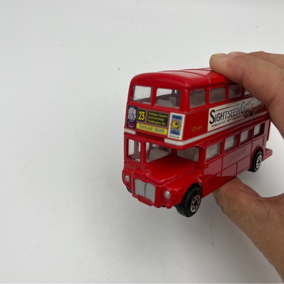 realtoy | Toys | Vintage Model Red Double Decker Bus Realtoy London Bus ...